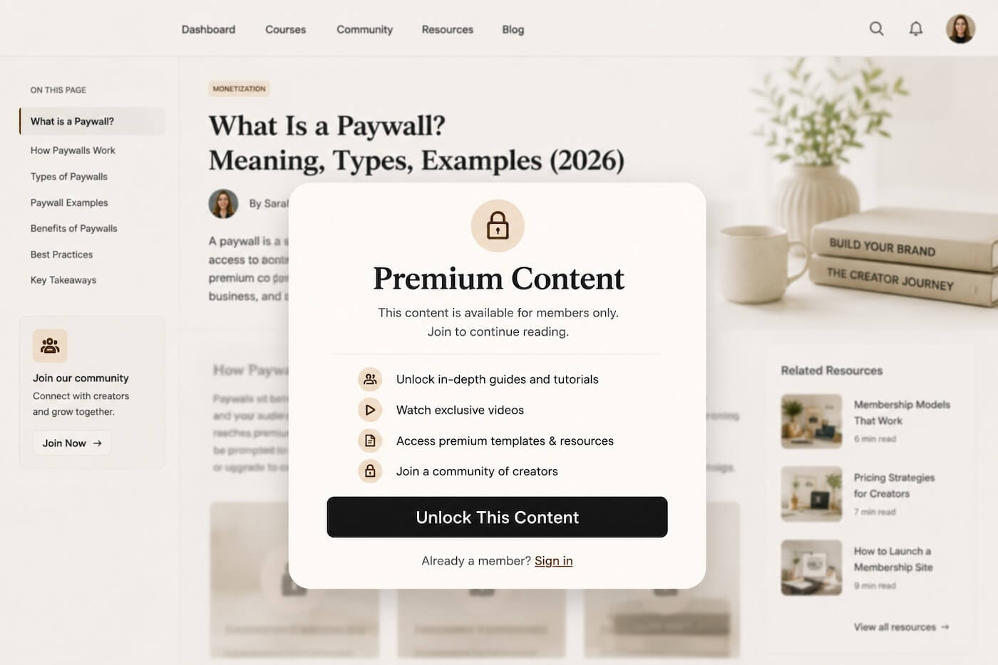 What Is a Paywall? Meaning, Types, Examples (2026) - Kourses